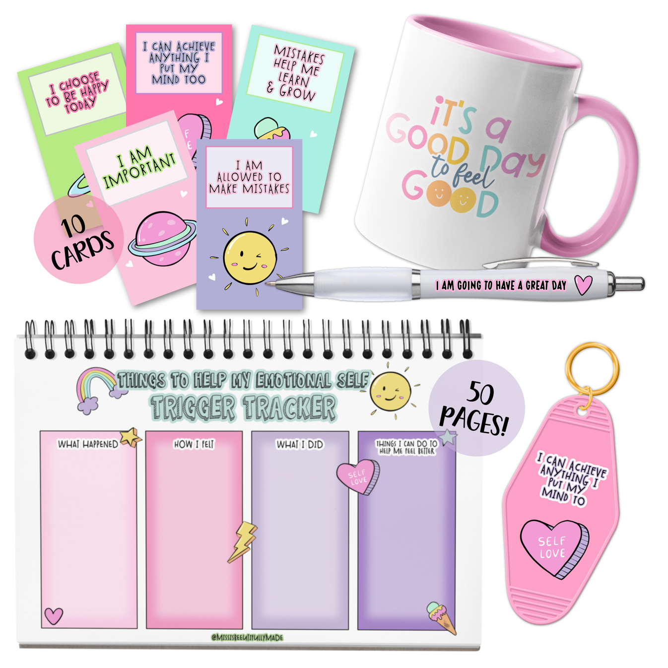 Trigger Tracker Bundle - Mental Health – Missis Beeutifully Made